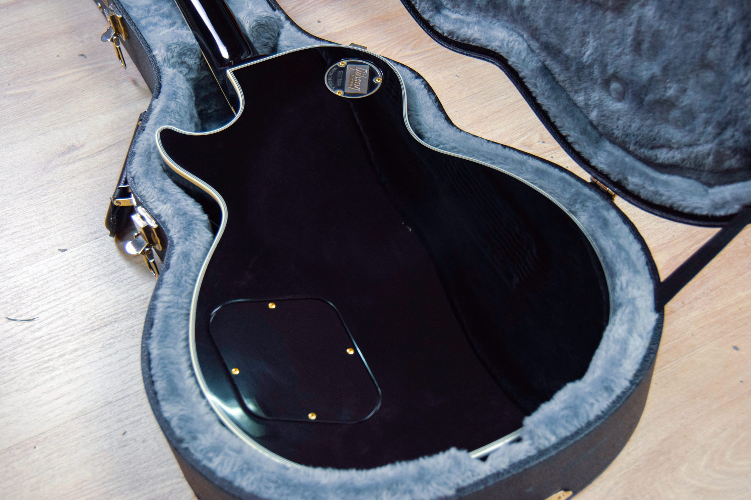 Gibson Custom Shop Les Paul Custom Ebony – 2021 - Escasainguitars